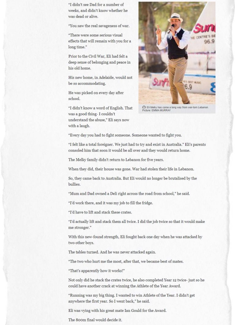 Eli Melky’s Story – Eli Melky